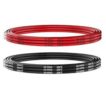 Electrical Wire 20 AWG 20 Gauge Silicone Wire Hook Up Wire Cable 20 ...