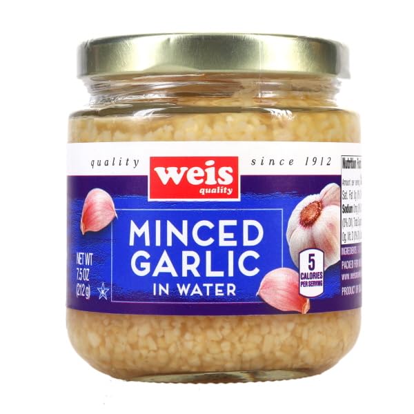 Amazon.com: Weis Quality, Garlic Minced, 7.5 Ounce : Grocery & Gourmet Food
