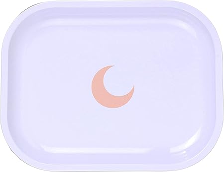 Amazon.com: Brando Moon Small Metal Jewelry Tray - Lightweight Makeup ...