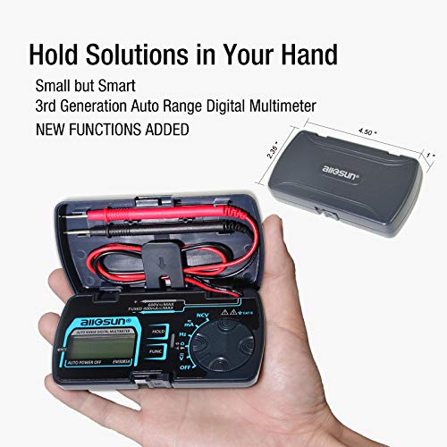 Snapklik.com : ALLOSUN Digital Multimeter Pocket Size DC AC Voltage ...