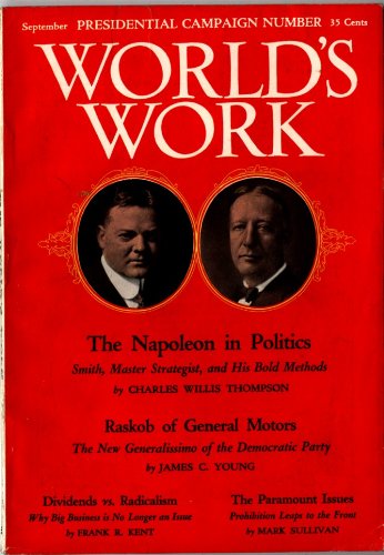 World's Work Magazine September 1928: Carl C. Dickey: Amazon.com: Books