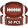 Amazon.com: QZYL 50 PCS Football Plates, Football Party Plates ...