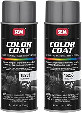 Amazon.com: SEM 15253 Titanium Metallic Color Coat - 12 oz. : Automotive