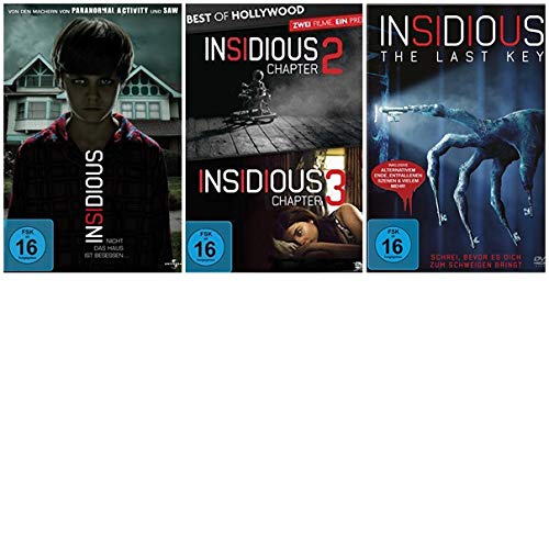 Insidious 1+2+3+4 (Last Key)- 4 Filme- 4 DVDs- SET: Amazon.de: Rose ...
