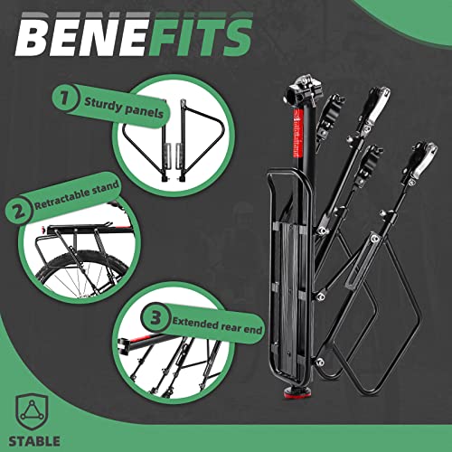 Snapklik.com : WEST BIKING Rear Bike Rack - 220 LBS Load Universal ...