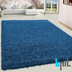 BPIL SHAGGY RUGS SOFT PLAIN Thick 5CM TWISTED PILE ANITSKID SMALL ...