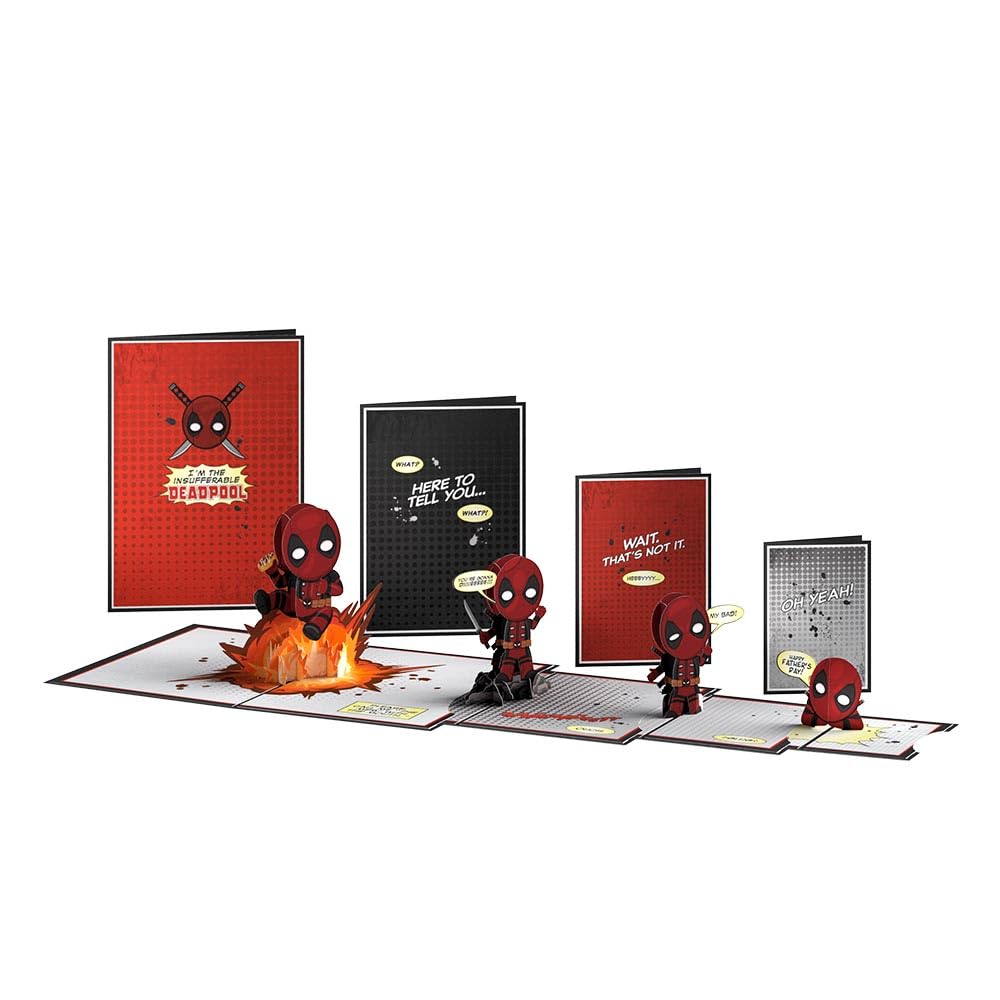 Amazon.com : Lovepop Marvel Deadpool Father's Day Nesting Card : Office ...