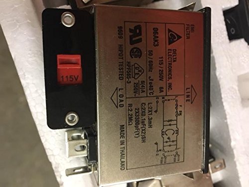 Amazon.com: AC Power Entry Modules Single 250V 6A IEC Snap-in : Electronics