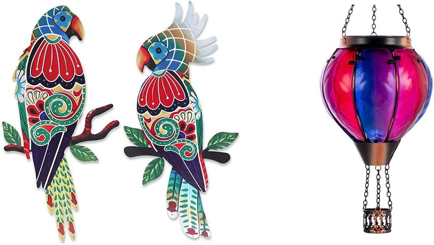 Amazon.com : dreamskip Parrot Decor Outdoor Metal Wall Art Mexican ...