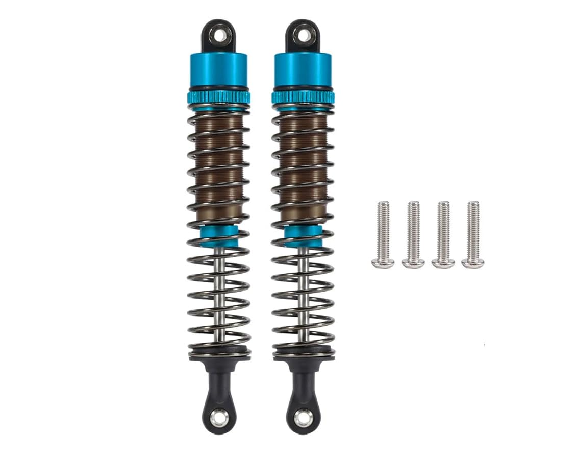 Amazon.com: 1/10 RC Cars Oil Leakproof Shocks,2Pcs Adjustable Oil ...