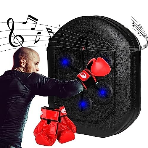 AA-SS Smart Music Boxing Machine with Boxing Gloves, Multi Musical ...