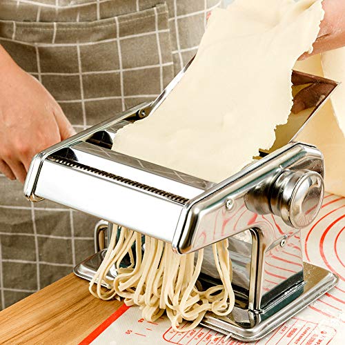 Pasta Maker Machine Stainless Steel Pastamaker Hand Crank Noodle Maker ...