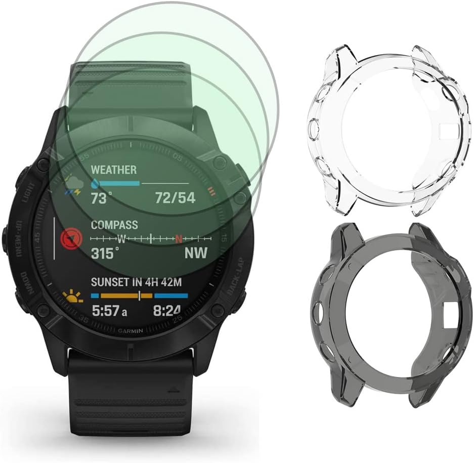 Amazon.com: FONTRON Smartwatch Screen Protector Compatible for Garmin ...