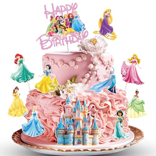 Best Princesses Cake Toppers to Enchant Your Celebrations - Totally ...