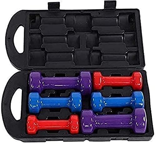 Ultimax - Dumbbell Hand Weight Set With Carry Case, Vinyl/Neoprene ...