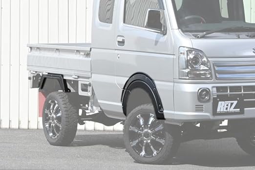 Amazon | REIZ オーバーフェンダー [ABS製/片側9mmワイドタイプ] DA16T キャリイトラック スーパーキャリイ - DR16T NT100クリッパートラック DG16T ...