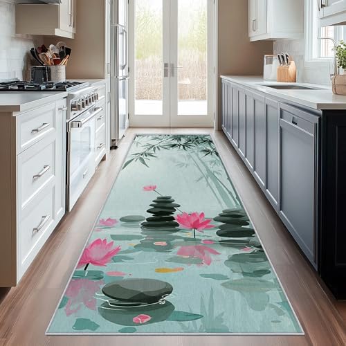 Amazon.com: Small Area Rugs 2x4 Entryway, Chinoiserie Rug, Bamboo Water ...