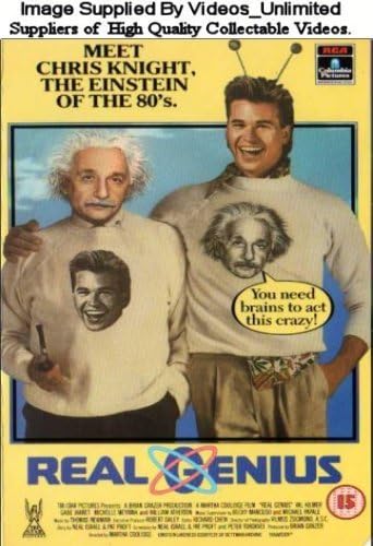 Real Genius [VHS] [1985] : Val Kilmer, Gabe Jarret, Michelle Meyrink ...