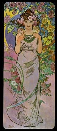 Alphonse Mucha Rose