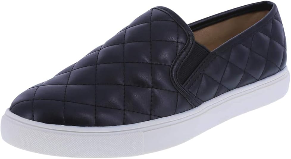 Amazon.com | Brash Women's Black Women's Crave Quilted Slip-On 10 ...
