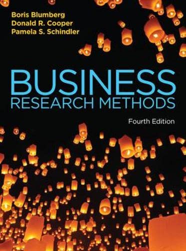 Business Research Methods - Blumberg, Boris, Cooper, Donald, Schindler ...