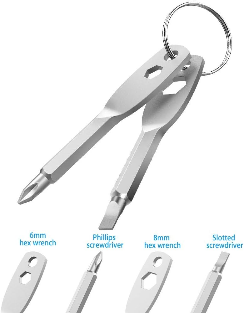 Keychain Screwdriver Set Comprise Flathead Screwdriver and Phillips ...