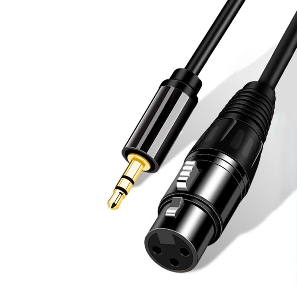Redwestmelon XLR Cable Microphone Leads 3.5MM Male to Female Balanced ...