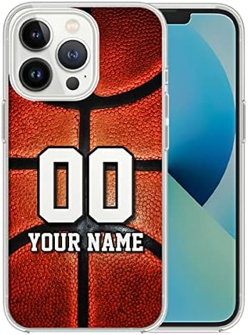 Amazon.com: Personalized Basketball Phone Case Custom Name & Number ...