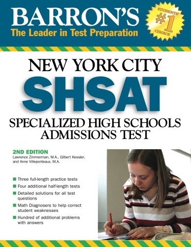 Buy Barron's New York City SHSAT: Specialized High School Admissions ...