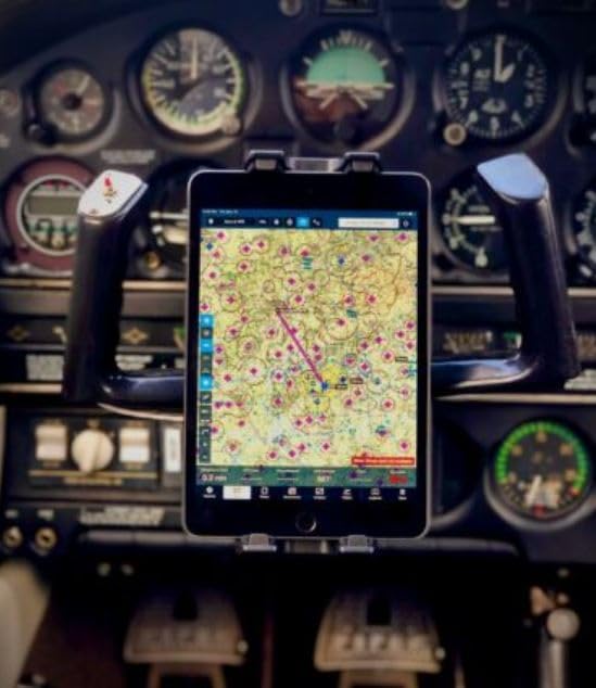 Amazon.com: Aviation Yoke Mount and Kneeboard for Phones & Tablets ...