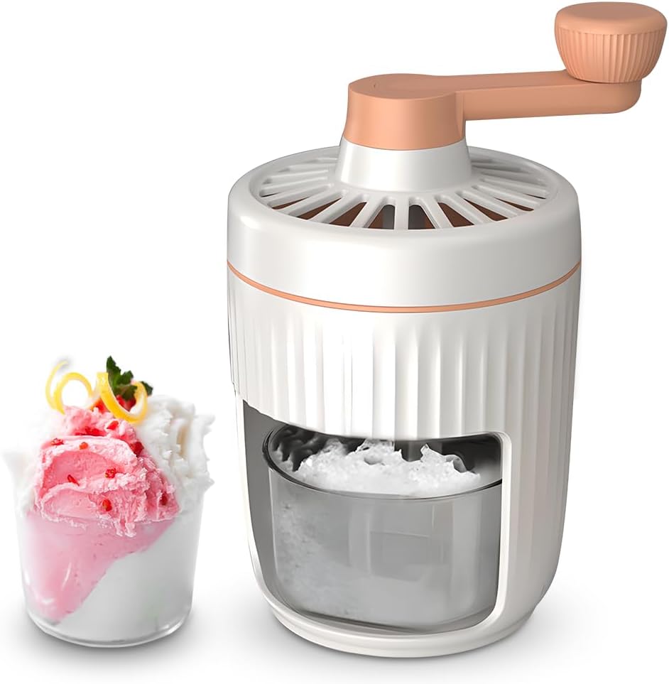 Amazon.com: Shaved Ice Machine - Hand Crank Slushie Maker Machine with ...