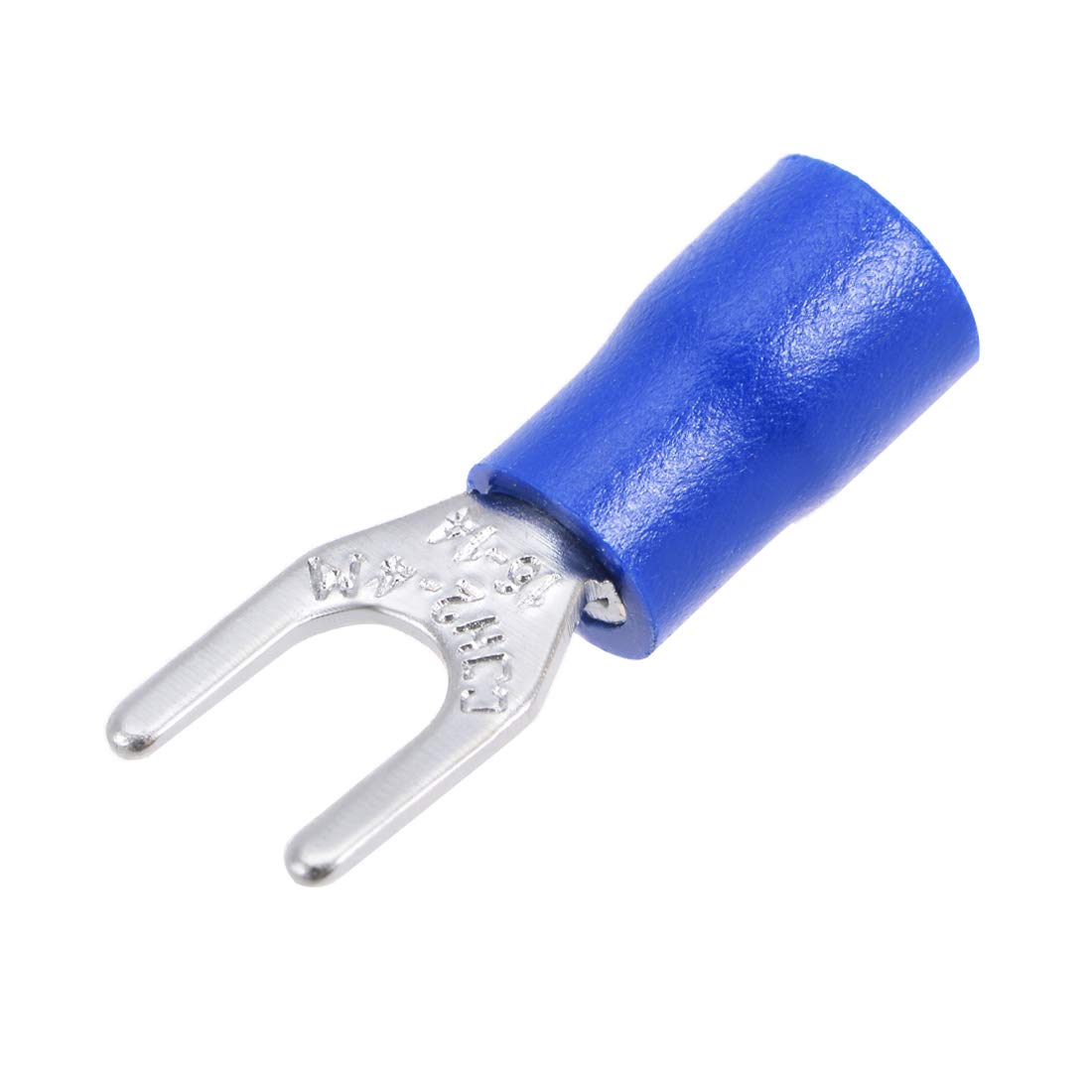 uxcell 1000Pcs SV2-4M Insulated Fork Spade Wire Connector Electrical ...
