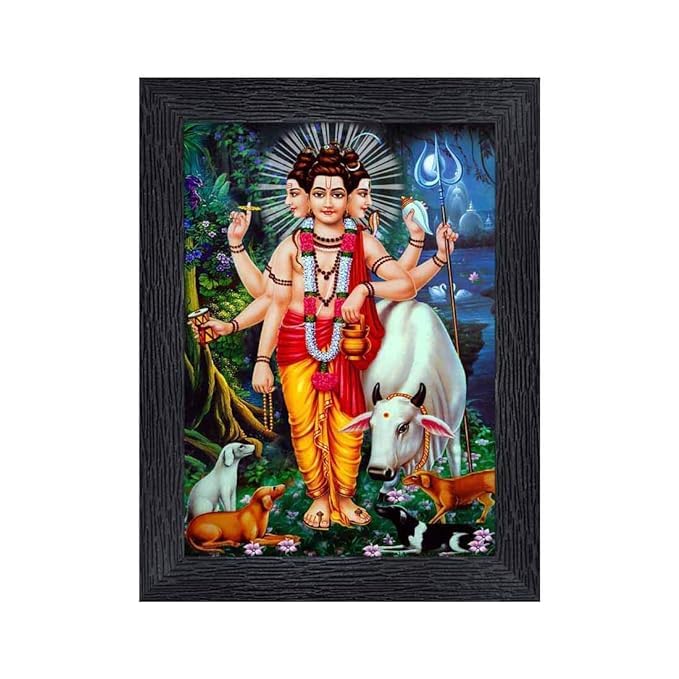 S.K Lord Dattatreya Swamy Gurudatta Dattaguru Photo Frame For Wall ...