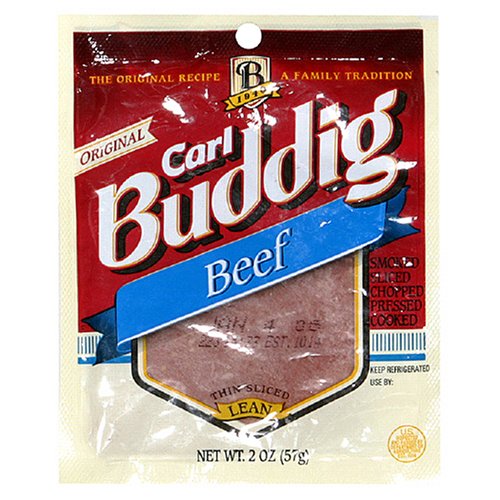 Amazon.com: Carl Buddig Beef, Smoked, Sliced, Chopped, Pressed, Cooked ...