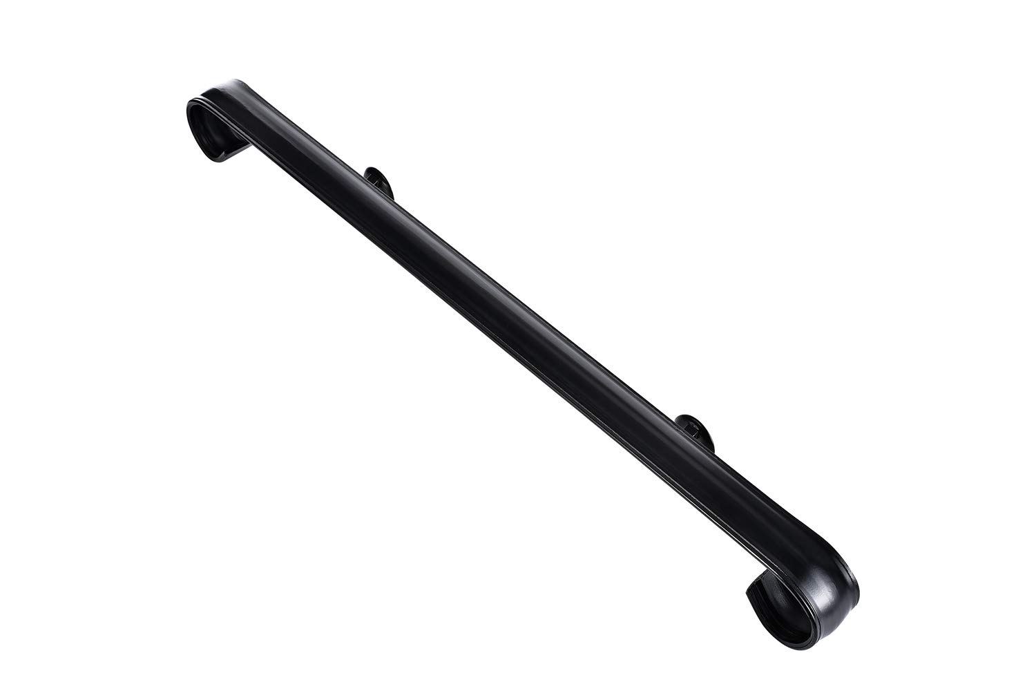 Cocopark 4ft Wrought Iron Handrail Matte Black Railing Wall Mounted ...