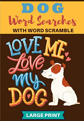 Dog Word Searches: Word Search Book For Adults and Kids | 60 puzzles ...