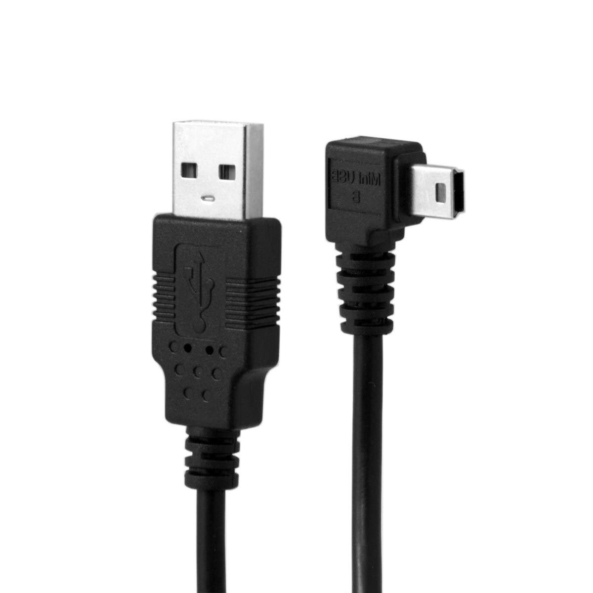 Mini USB B Type 5pin Male Right Angled 90 Degree to USB 2.0 Male Data ...