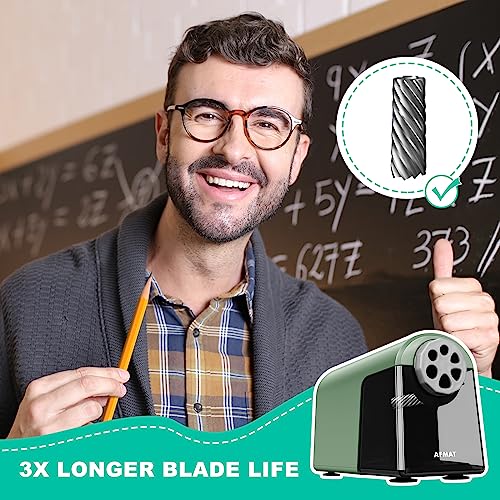 Snapklik.com : Heavy Duty Electric Pencil Sharpener, 6 Holes, Classroom ...