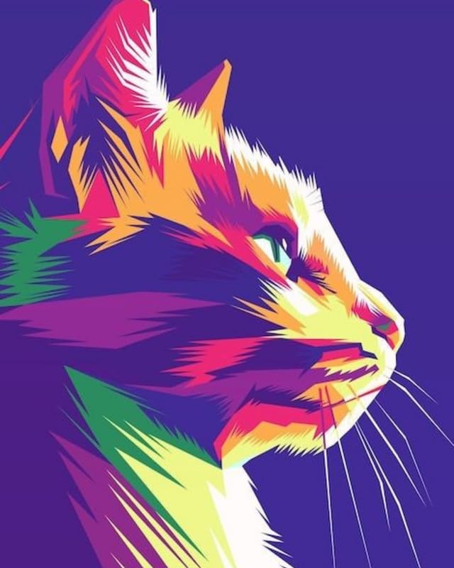 Poster of Cute Cat Posters for Room Wall Decortation, Size - 12 X 18 ...