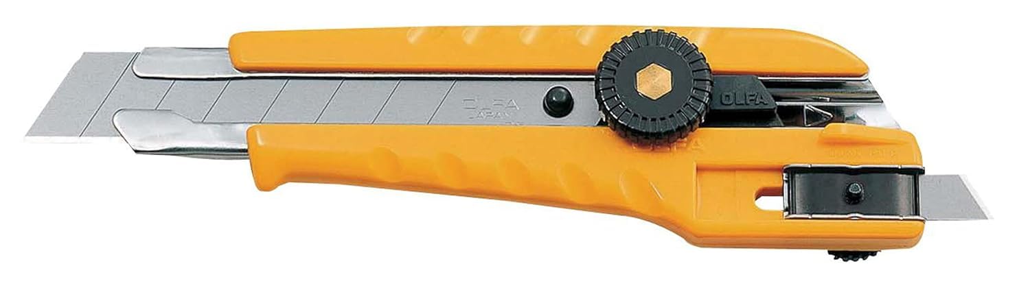 Cutter Profesional OLFA L-3 CÚTER CON BLOQUEO MANUAL, SISTEMA DE ...