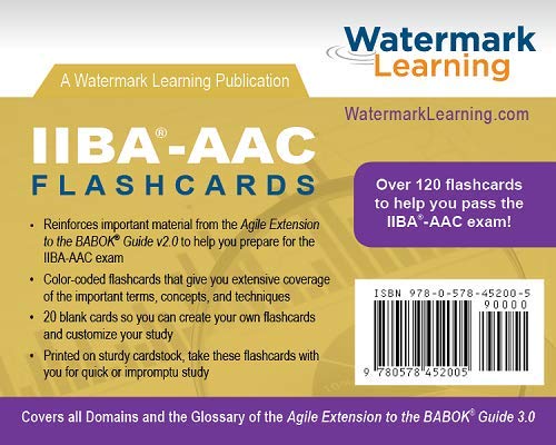 IIBA-AAC Flashcards: Richard Larson and Elizabeth Larson: 9780578452005 ...