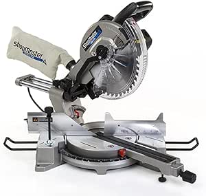 Delta Shopmaster S26-272L Sliding Compound Miter Saw, Black, Silver, 12 ...