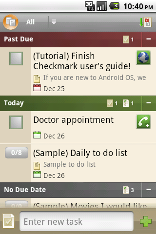 Checkmark To Do List Manager Pro:Amazon.com:Appstore for Android
