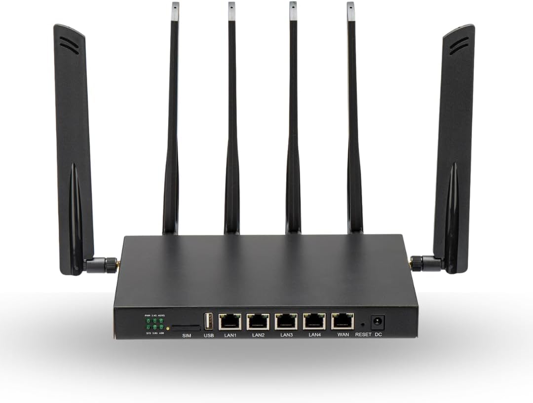 Amazon.com: TAKTIKAL 4G LTE CAT16 Dual-Band Openwrt Wi-Fi Sim Router ...