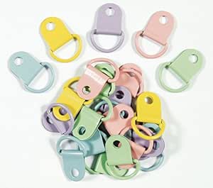Amazon.com: Pastel Round Metal Loops : Arts, Crafts & Sewing
