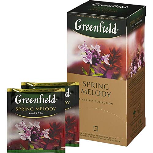 Amazon.com : Greenfield Spring Melody Black Tea Fruit & Herbal ...