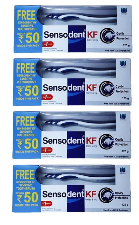 Buy Sensodent KF Toothpaste - 125 gm, Pack Of 4 Online at Low Prices in ...