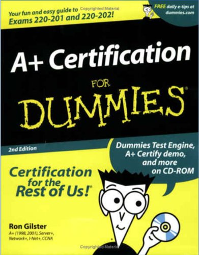 Amazon.com: A+ Certification for Dummies 2nd Edition eBook : Gilster ...