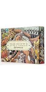 HUNGRY MINDS Octopolis 1000 Piece Jigsaw Puzzle for Adults ...