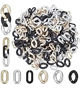Amazon.com: PH PandaHall 330pcs Acrylic Linking Rings 11 Colors Quick ...